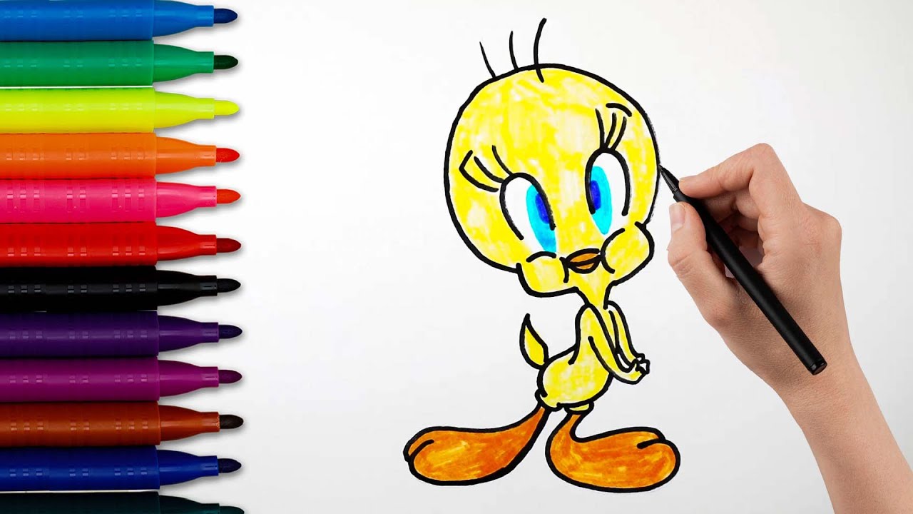 How to draw Cutest Twiti in 4 easy steps. Drawing for beginners #58 ...