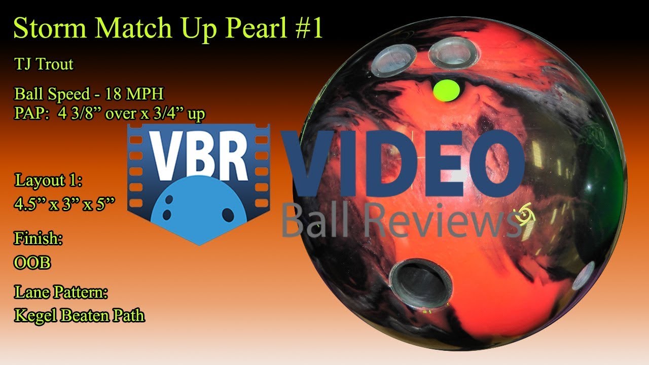 Storm Match Up Pearl Bowling Ball Reaction Video Ball Review {vs} Hy ...