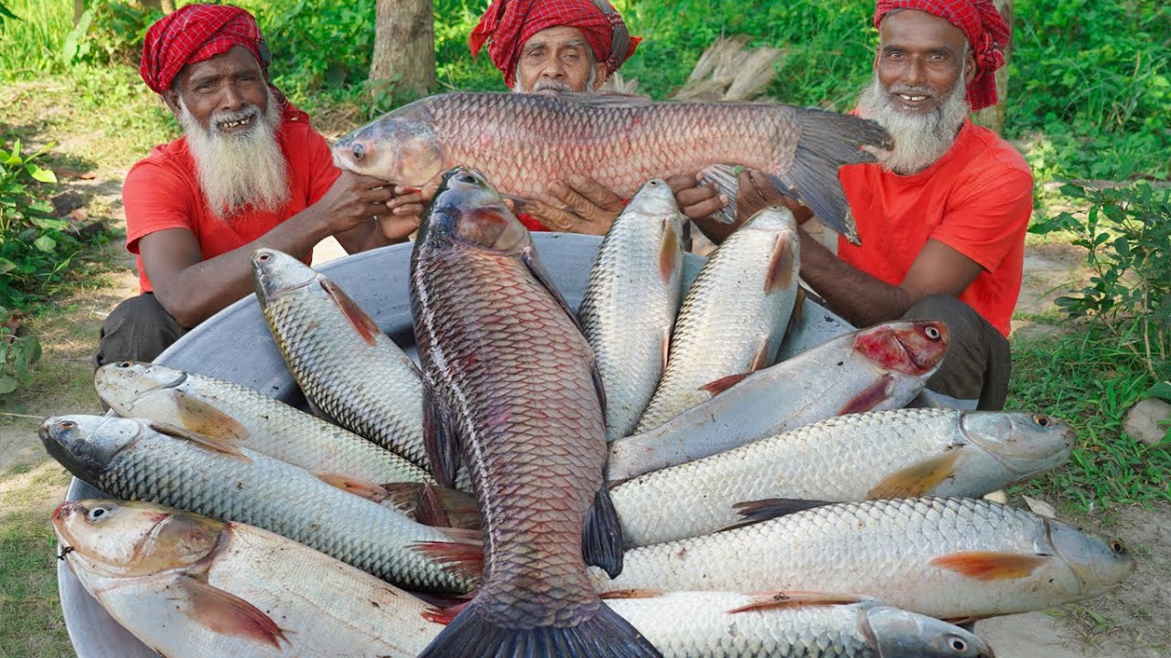 Carp Fish Cooking - Black Carp, Silver Carp & Rohu Fish Cutting ...