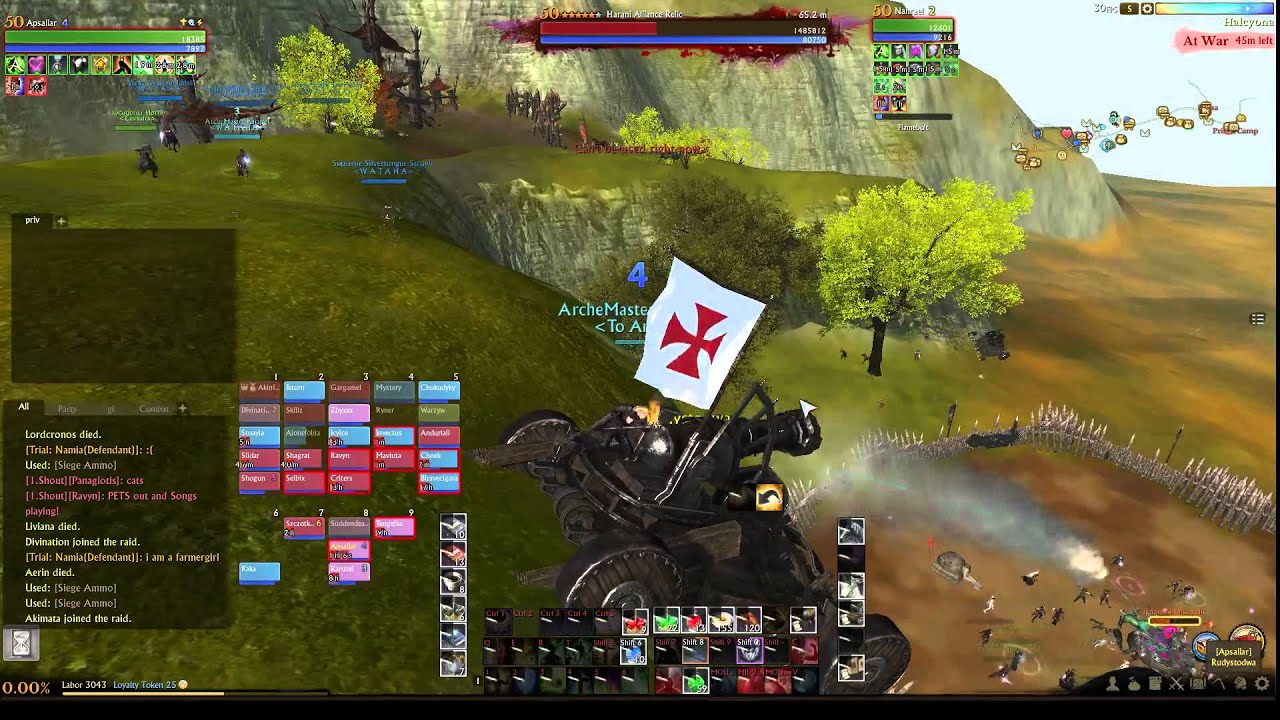 Halcyona Tree farm and War - server nebe Archeage part 2 - YouTube