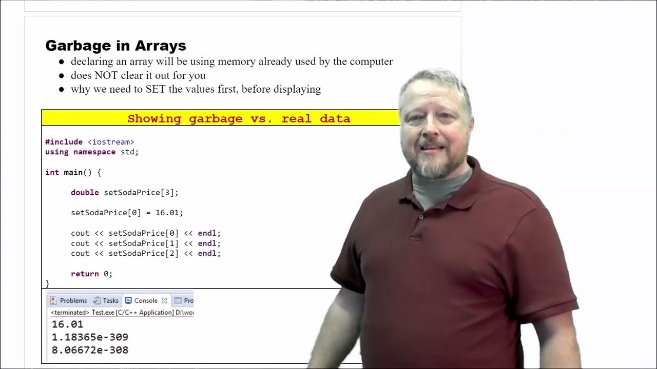 06 - Garbage in Arrays - YouTube
