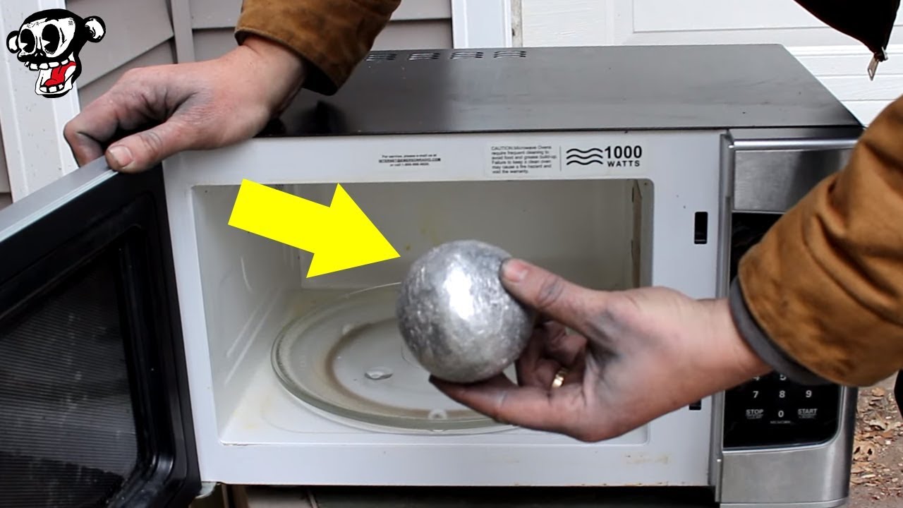 Que pasa si metes LA BOLA DE ALUMINIO PULIDA AL MICROONDAS? | Top7 ...