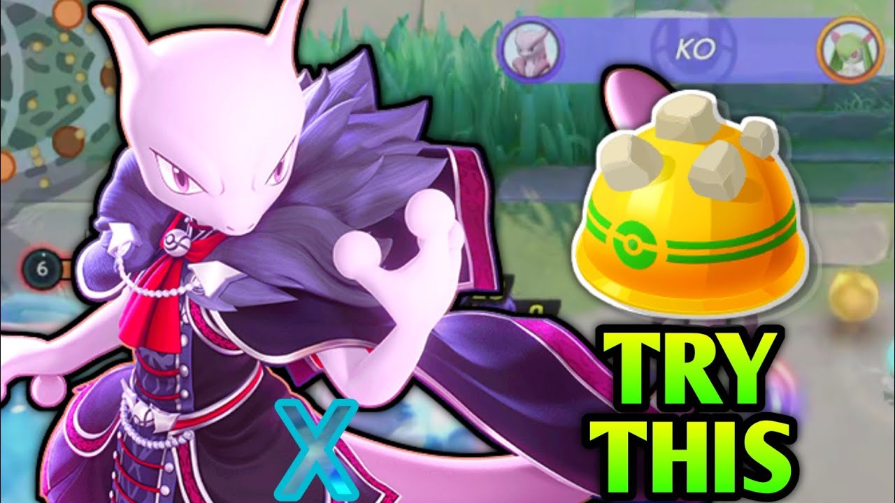 Psystrike Mewtwo X with Buffed Rocky Helmet this is insane tanky Build ...