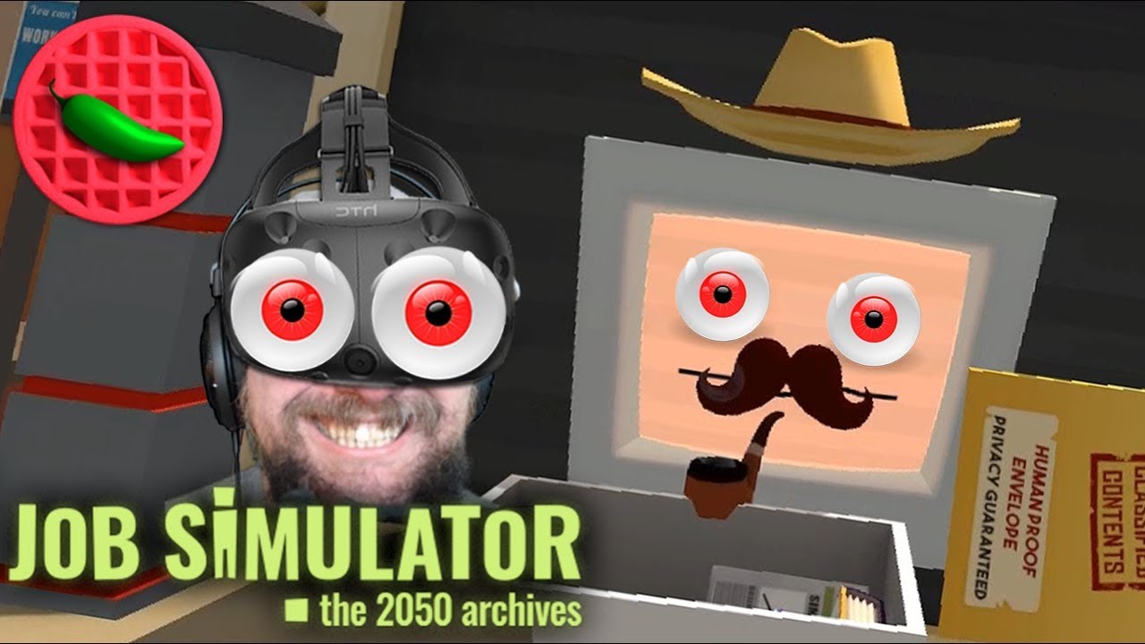 THE BRAINS OF THE OPERATION! -- Let's Play Job Simulator (HTC Vive VR ...