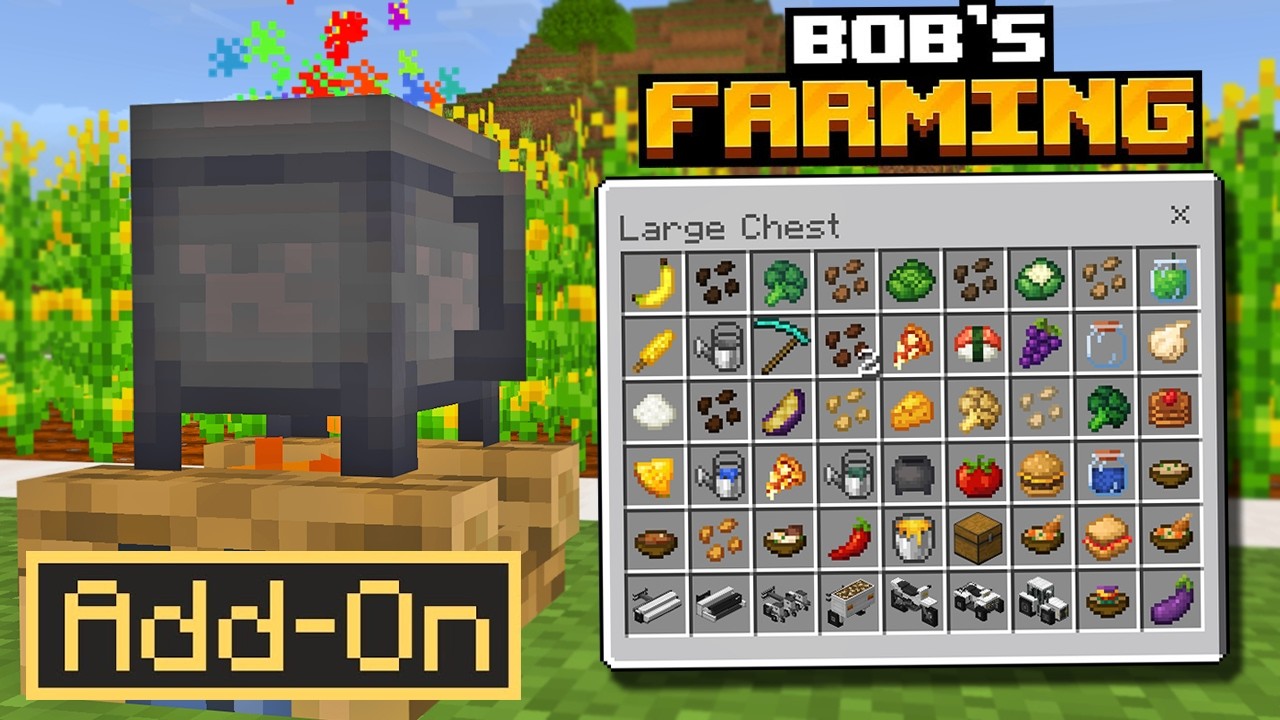 BOB'S FARMING and COOKIN ADDON for Minecraft Bedrock Edition in-depth ...