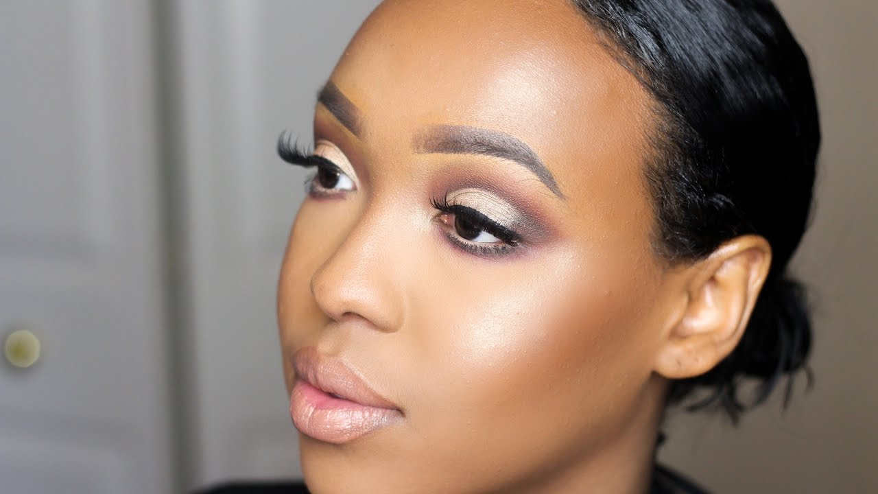 Sharp Crease & Shimmery Lips Feat. ABH Modern Renaissance Palette - YouTube