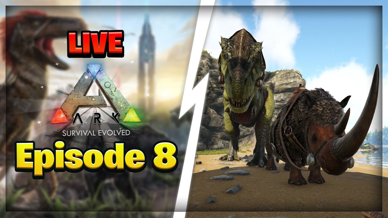 REX et RHINO lvl 150 + petit boss | ARK: Survival Evolved PVE | #8 - YouTube