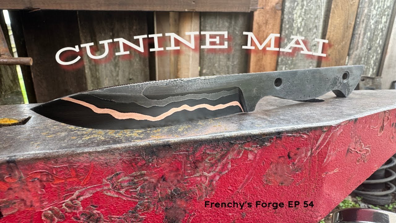 Forging a CuMai Blade with 9 Layers.... CUNINE MAI? - YouTube