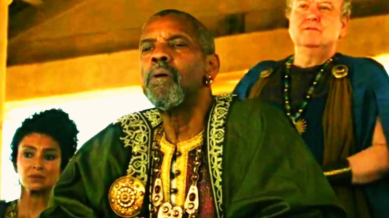 Macrinus [Denzel Washington] Recruting Gladiators in Gladiator 2 ...