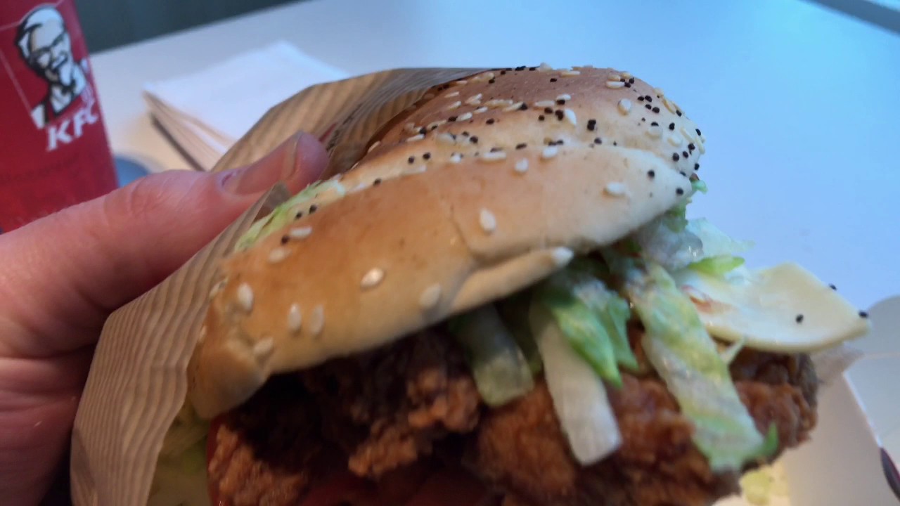 BIG B.O.S.S Burger Big Boss Burger KFC Kentucky Fried Chicken Sandwich ...