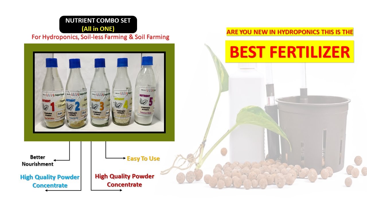 NUTRIENT ALL IN ONE COMBO SET l HYDROPONICS BEST FERTILIZER I सस्ते में ...