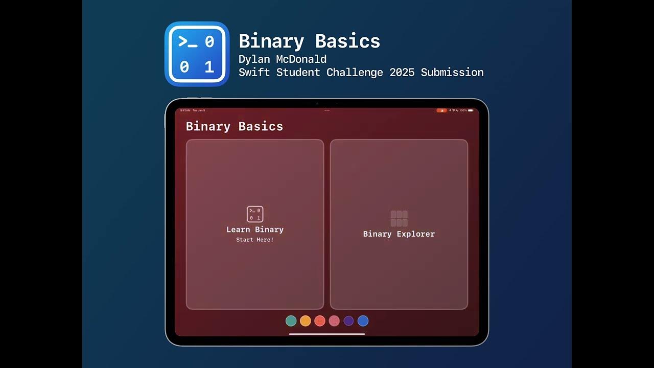 Binary Basics – Swift Student Challenge 2025 Submission - YouTube