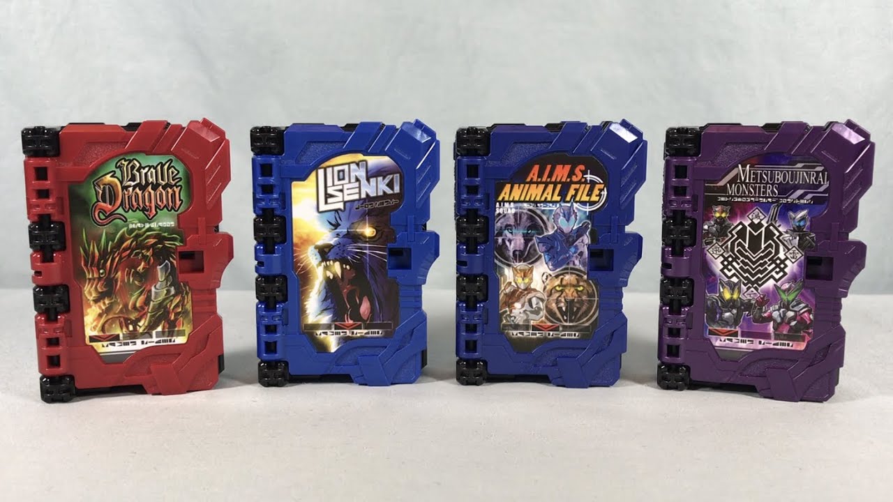 Kamen Rider Saber SG01 Wonder Ride Books Review - YouTube