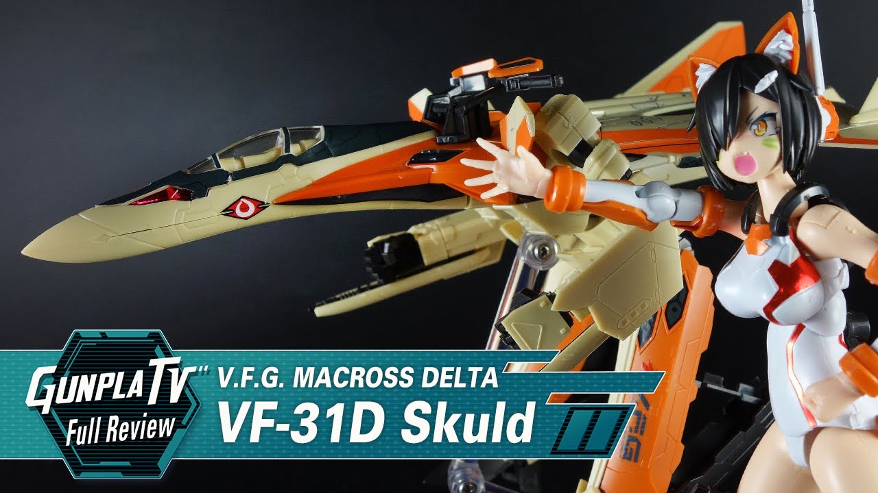 V.F.G. Macross Delta VF-31D Skuld | Gunpla TV - YouTube