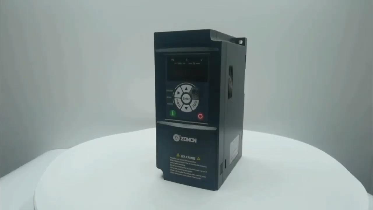 ZONCN T9000 series variable frequency inverter close-loop vector control - YouTube