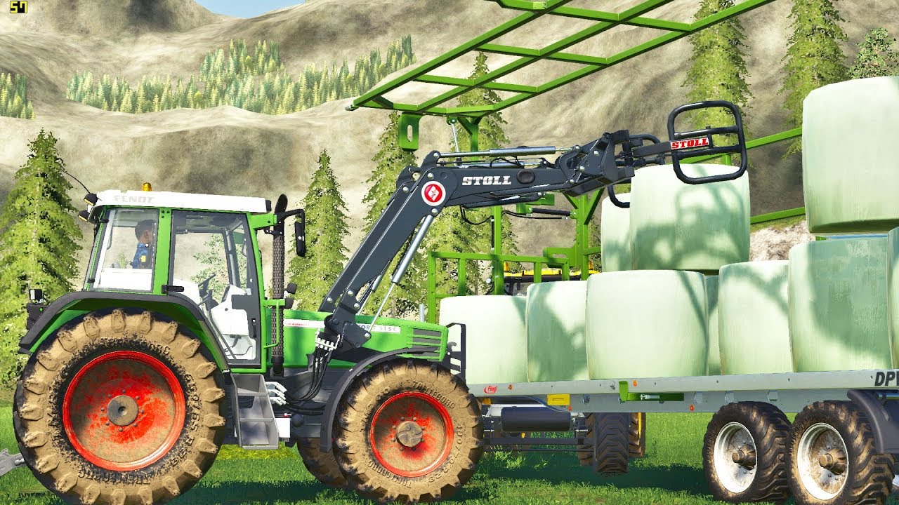 Farming Simulator 19 Multiplayer Baling - YouTube