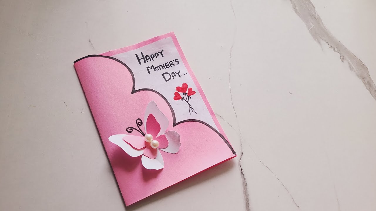 Easy Mother's day card • mothers day greeting card idea•How to make ...