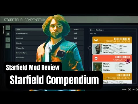 Starfield Paid Mod Review: Starfield Compendium Xbox Paid Mod #starfield #starfieldgameplay ...
