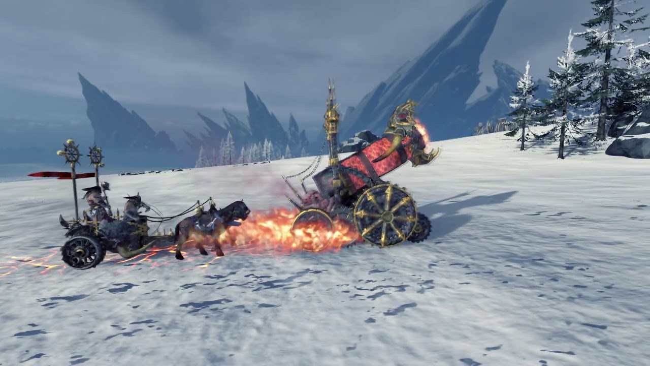 Warhammer total war Chariot hellcannon bug - YouTube