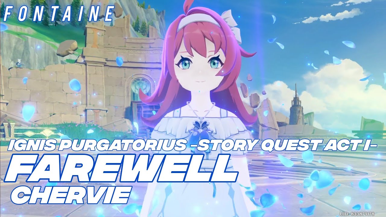 Farewell Chervie Cutscene (Ignis Purgatorius - Act I) 4K UHD 60FPS ...