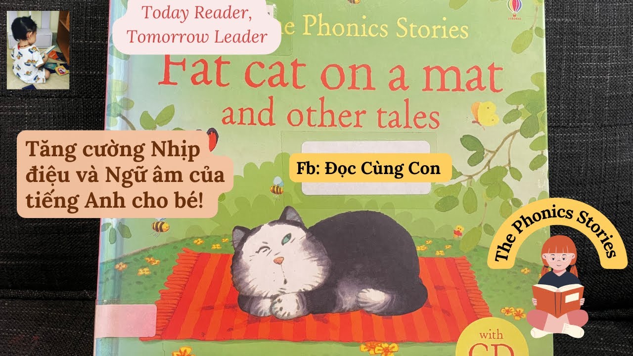Fat Cat on a Mat | The Phonics Stories | Đọc cùng con | Kiwi's Voice ...