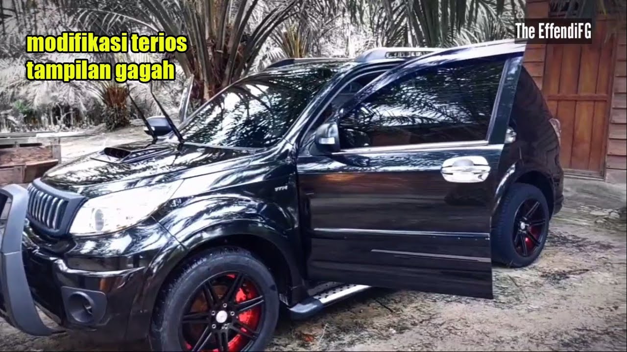 tampilan modifikasi terios konde simpel gagah - YouTube