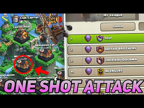 Wizard Valley Default One Shot Attack In Clan Capital & India Top 1 ...