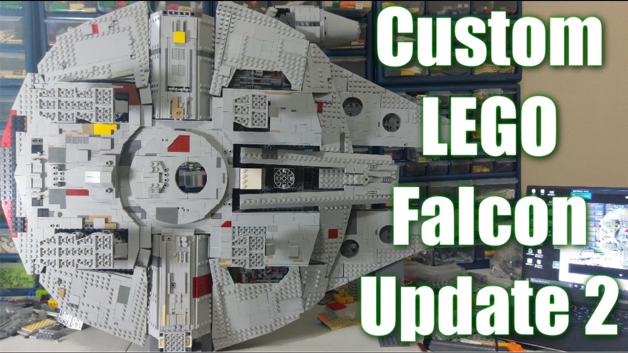 Custom Lego UCS Millennium Falcon: Update 2 - YouTube