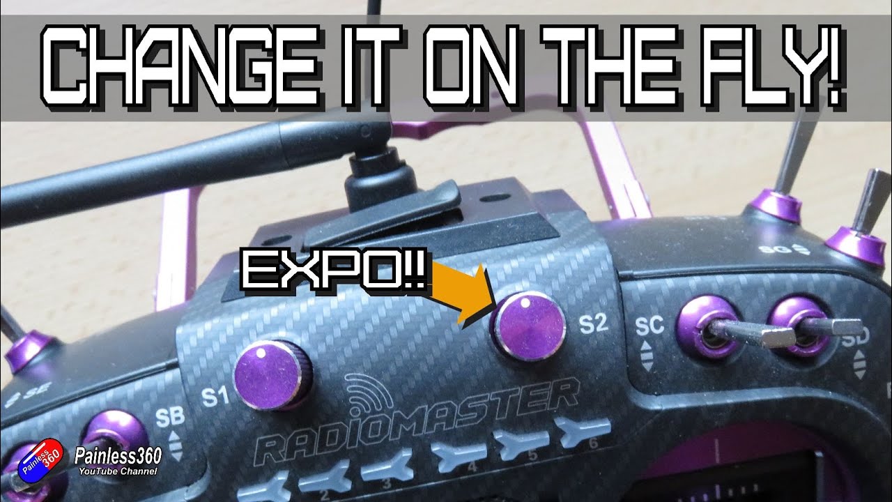 Changing EXPO on the fly using a rotary/slider control easily - YouTube