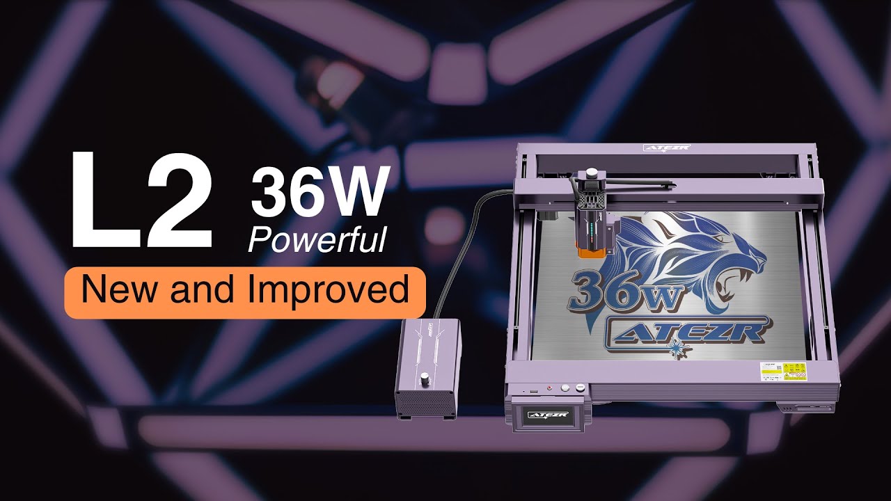 L2 36W Laser Engrver Advanced Z-Axis Function : Boost Your Sales by 40% ...