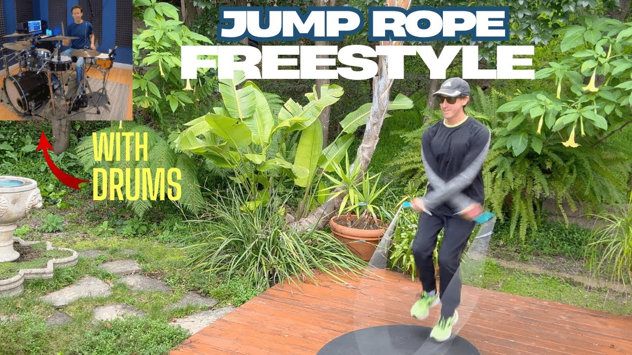 Jump Rope Freestyle - with drums - YouTube