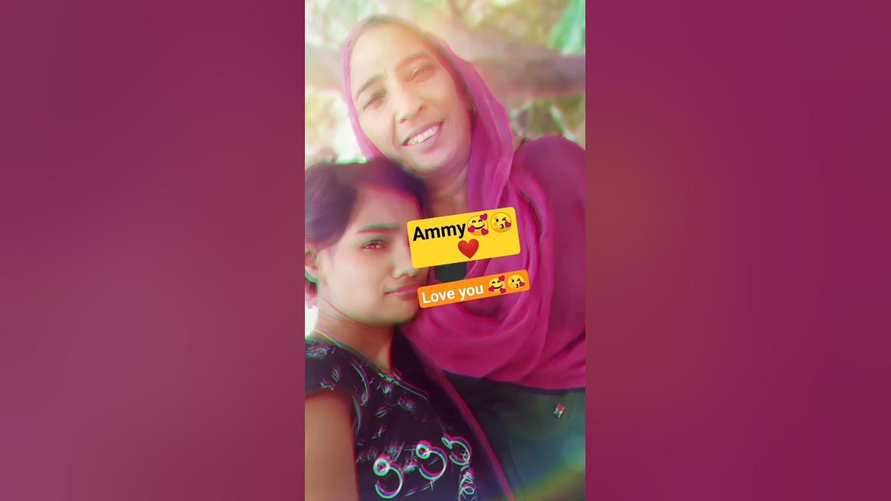 love you Ammy 😘😘🤞healthy life dena hr ma nu waheguru ji 🙏🙏 #mother #daughter #dhee #maa # ...