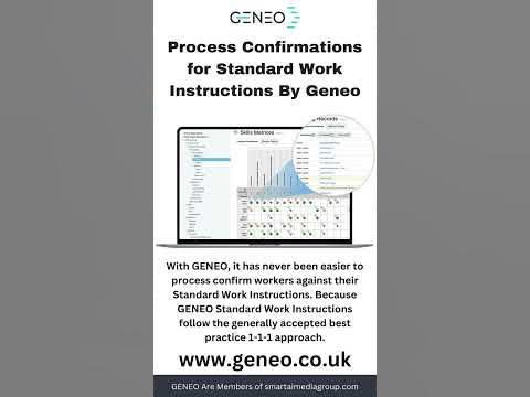 Process Confirmations for Standard Work Instructions By Geneo - YouTube