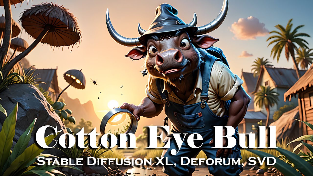 Cotton Eye Bull 🐃 Stable Diffusion, Deforum, SVD - YouTube