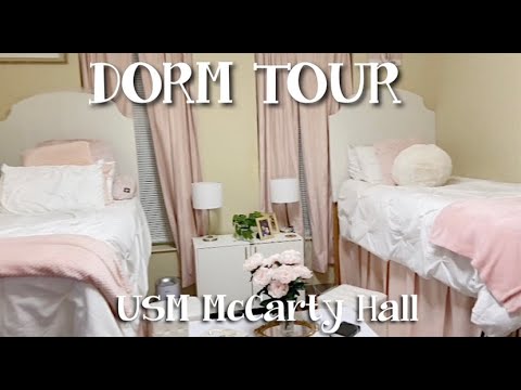 DORM TOUR 2021 | University of Southern Mississippi MCCARTY HALL - YouTube