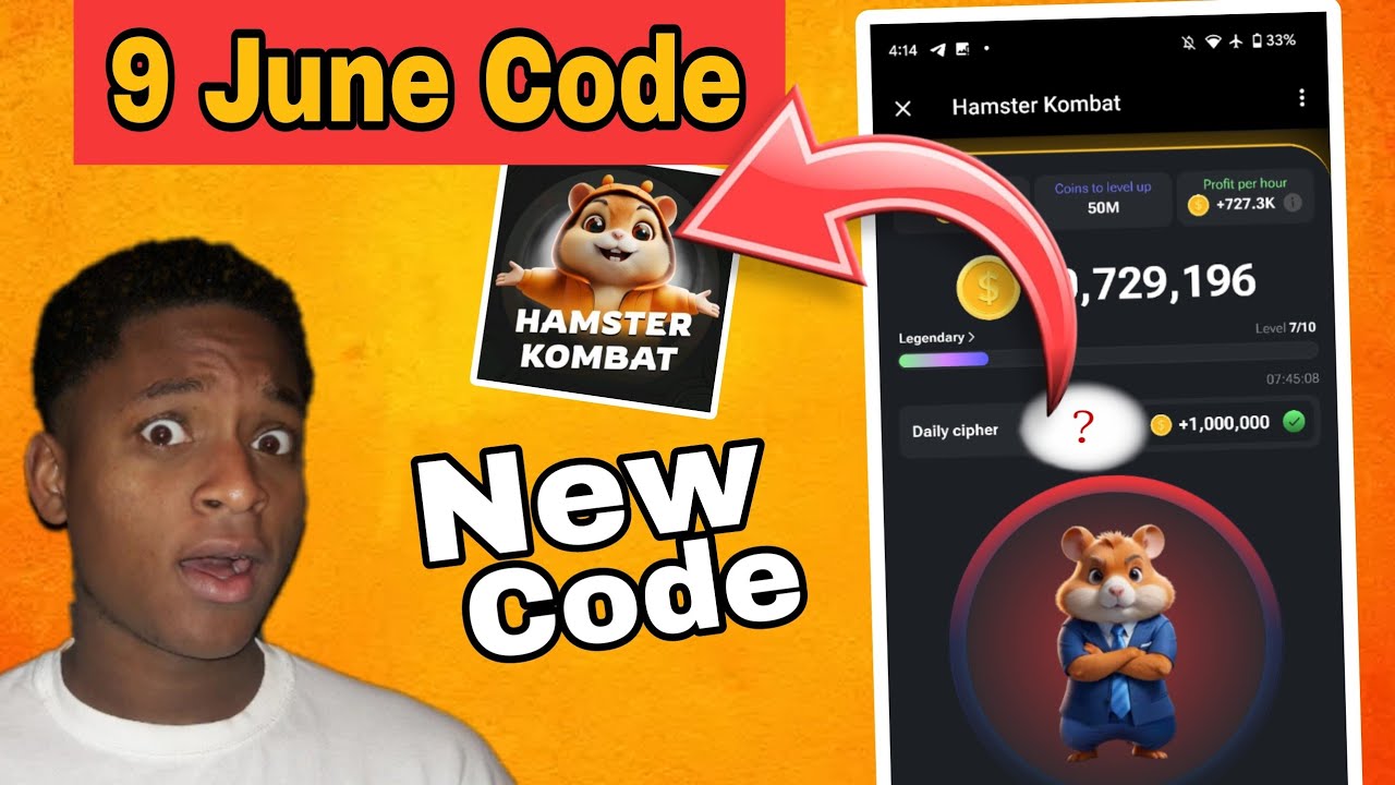 9 June Morse Code Hamster Kombat | 1 Million Points Daily Cipher ...