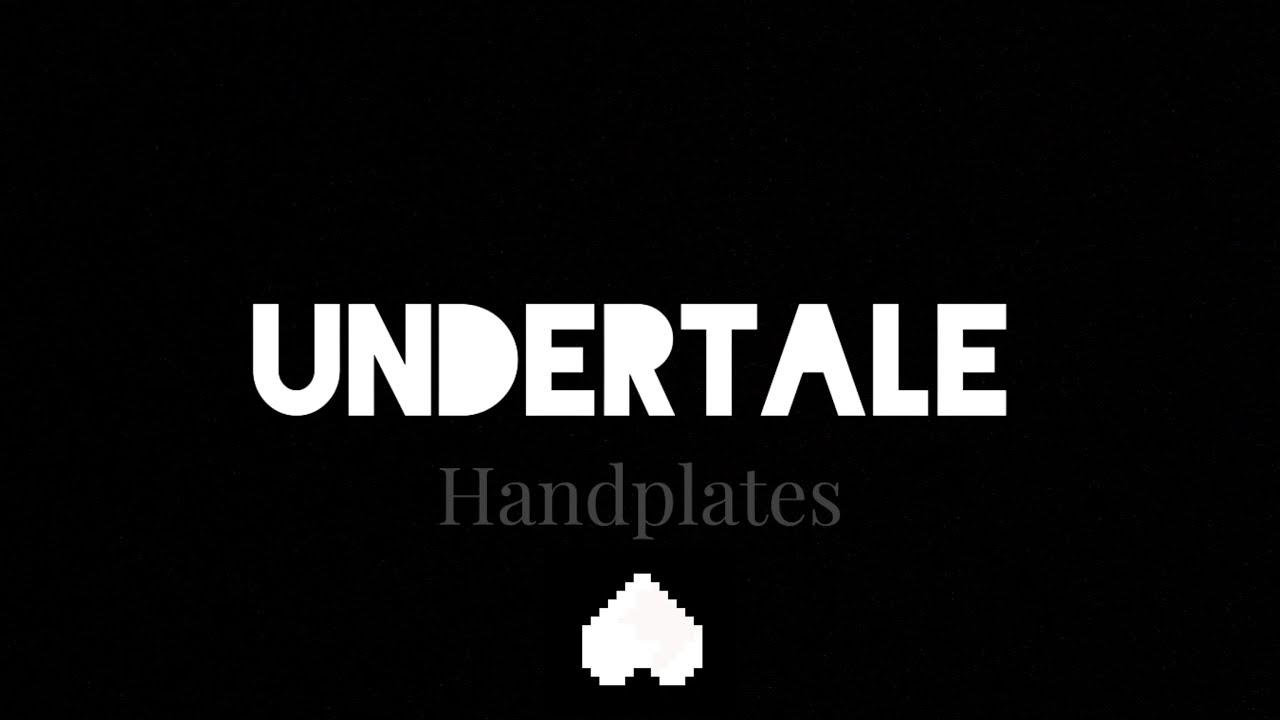 Undertale Handplates [part 2] - YouTube