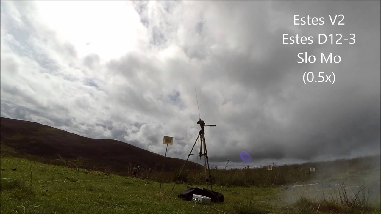 Estes V2 Rocket (Unpainted) 1st Launch at IRW - YouTube