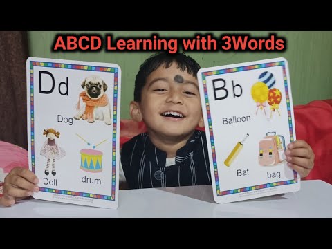 ABC Learning vedio with 3Words | Phonics for Kids | ABC Kids,ABC ...