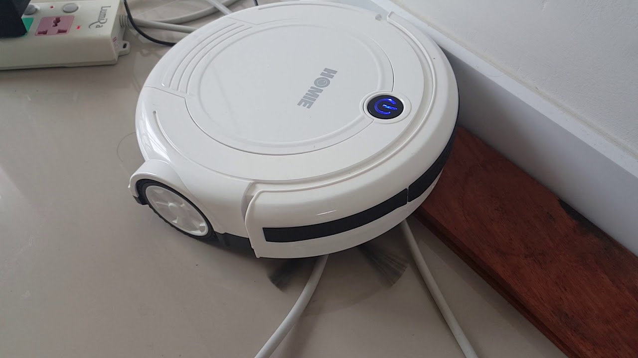 รีวิว เครื่องดูดฝุ่น HOMIE Mini Robot Ep.3 ข้ามสิ่งกีดขวาง - YouTube