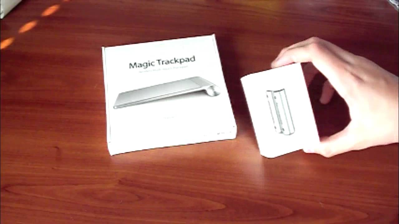 Apple Magic Trackpad & Battery Charger Unboxing - YouTube