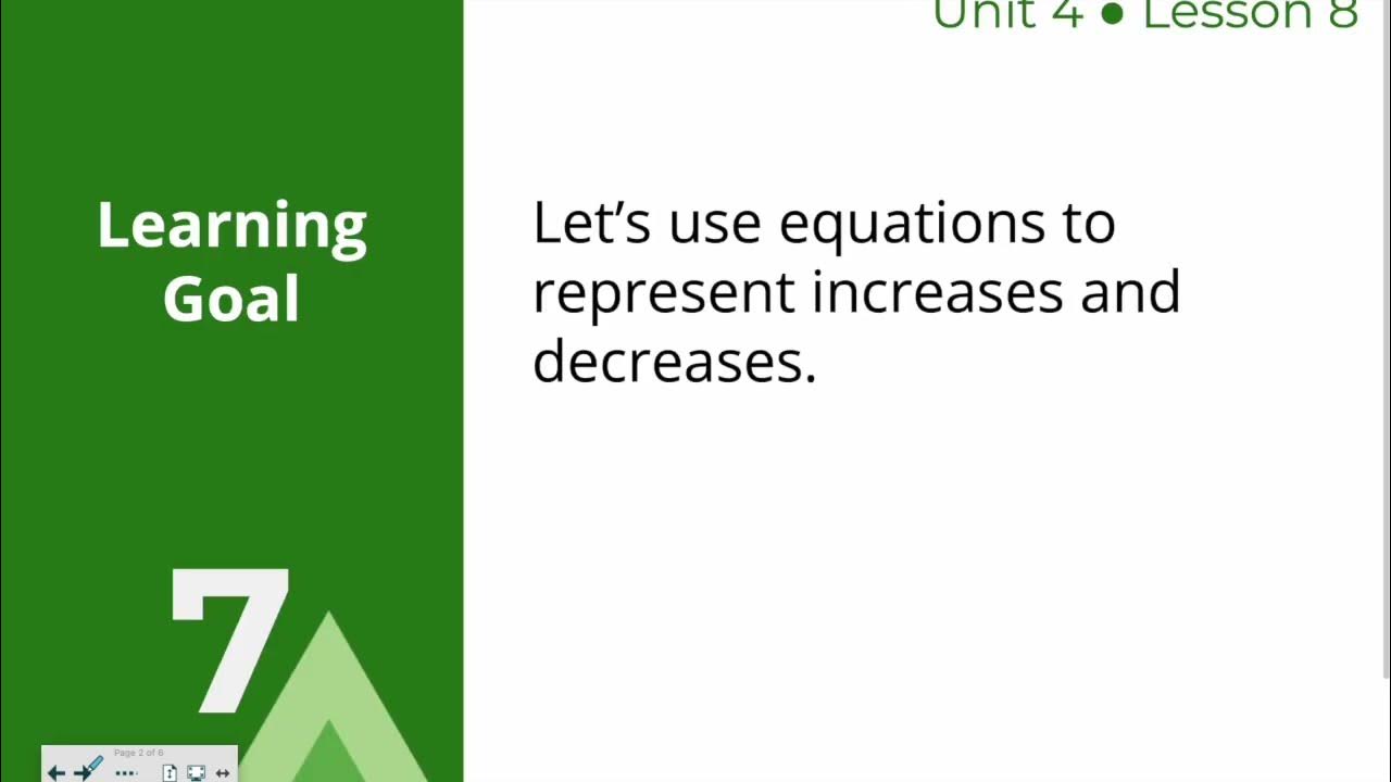 unit 4 lesson 8 part 1 - YouTube