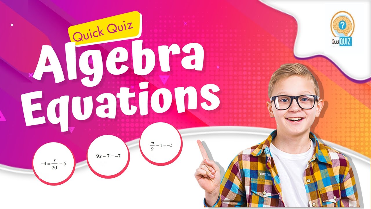 10 Basic Algebra Equations With Answer | Quick Quiz - YouTube