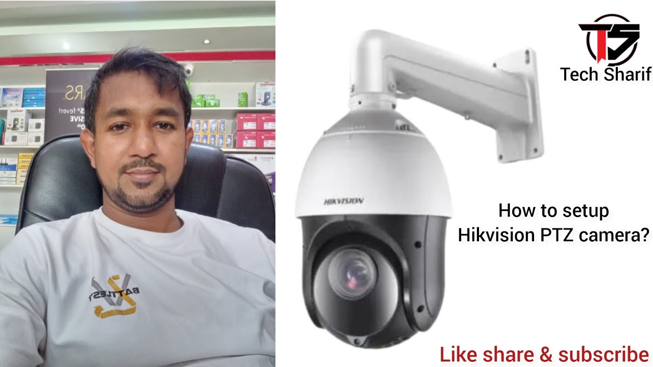 Hikvision PTZ camera setup by tech Sharif. - YouTube