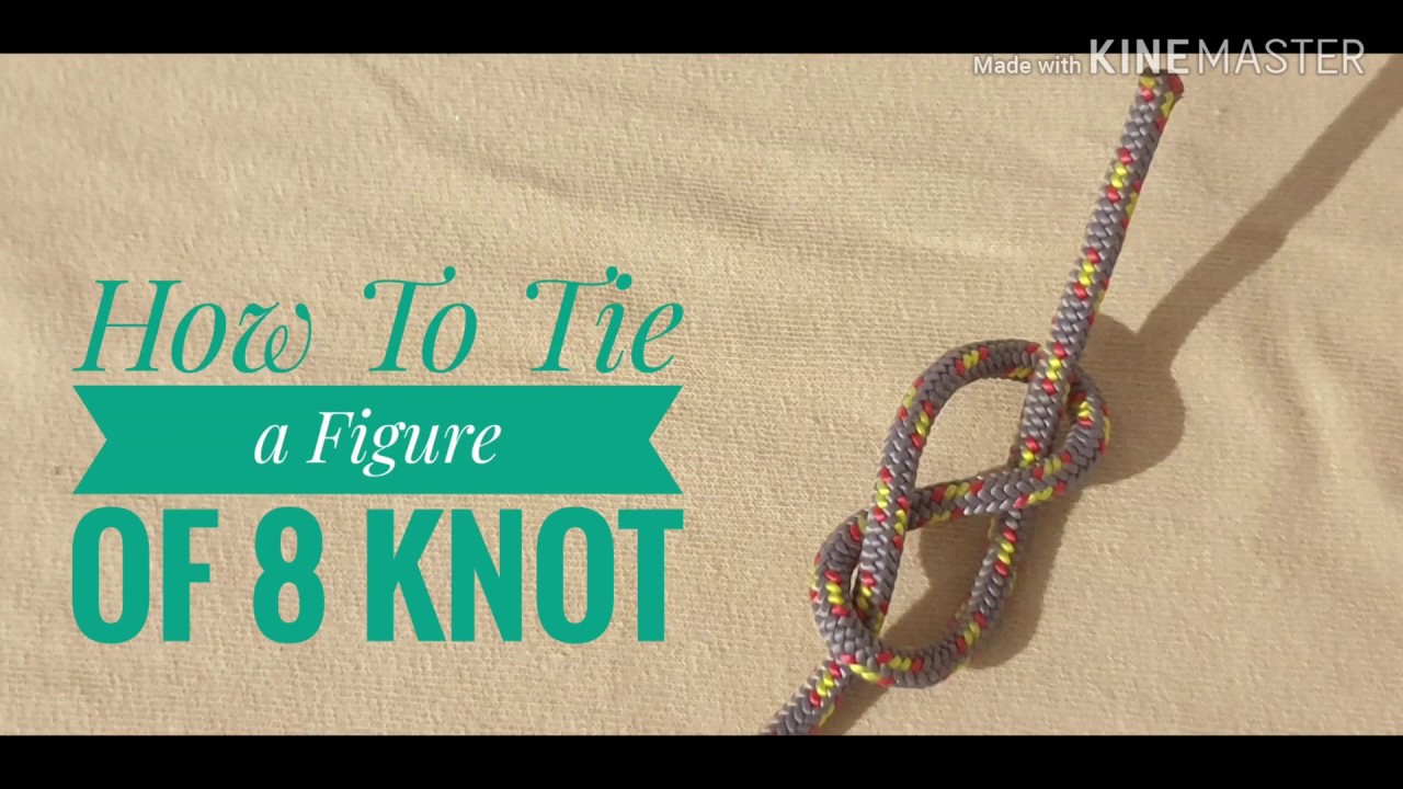 How to Tie A Figure of 8 Knot - YouTube