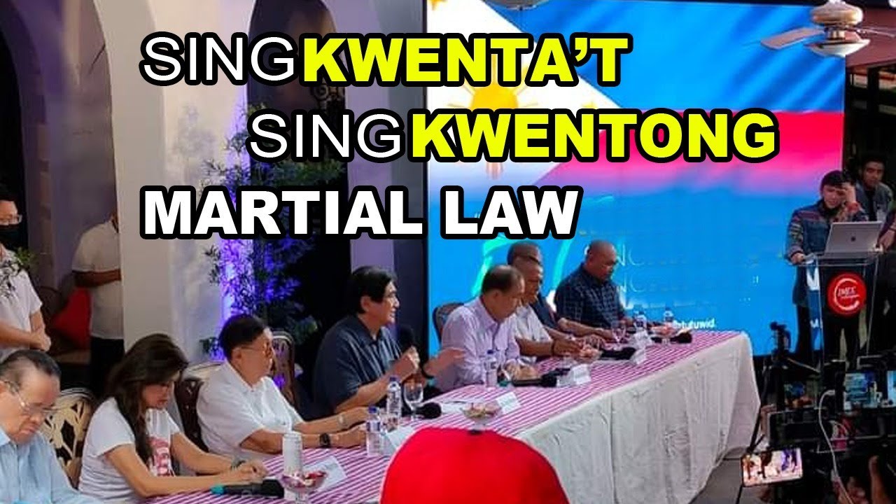 SINGKWENTA'T SINGKWENTONG MARTIAL LAW. - YouTube