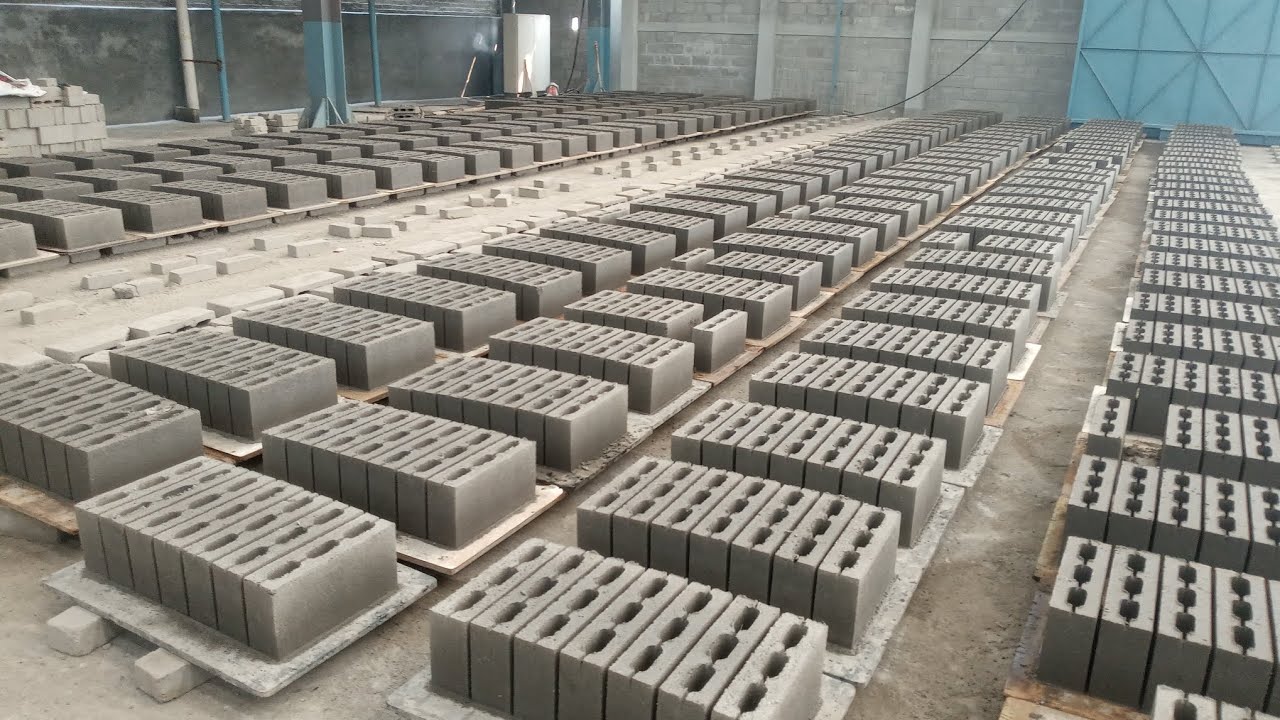 Total Manufacturing Process of Block.. Fully Automatic - YouTube