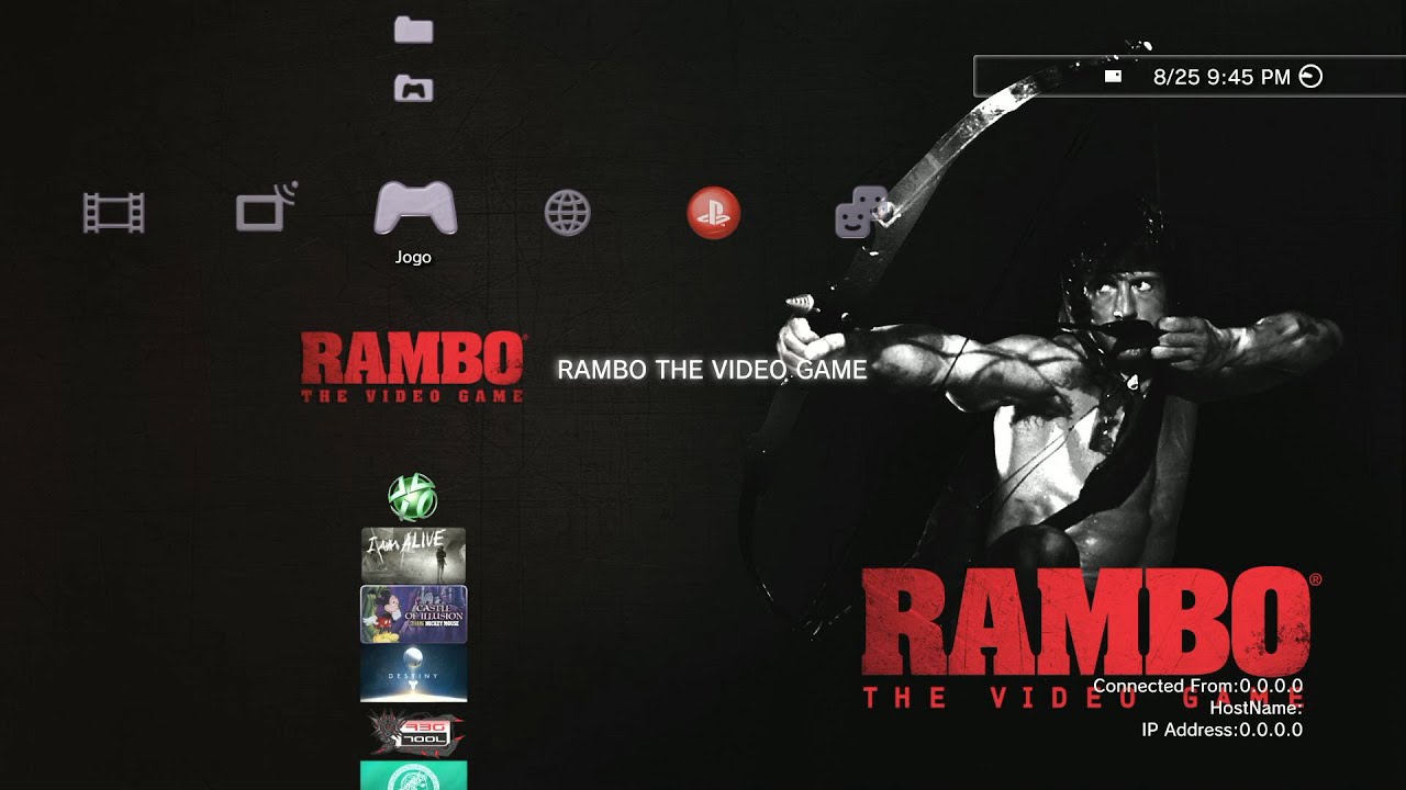Rambo: The videogame para PS3 | Confira comigo esta obra de arte ...