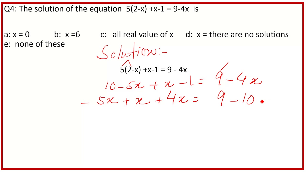 Applied Finite Math 1010: Chapter 1 : Excecise 1.1 Q (4): English - YouTube