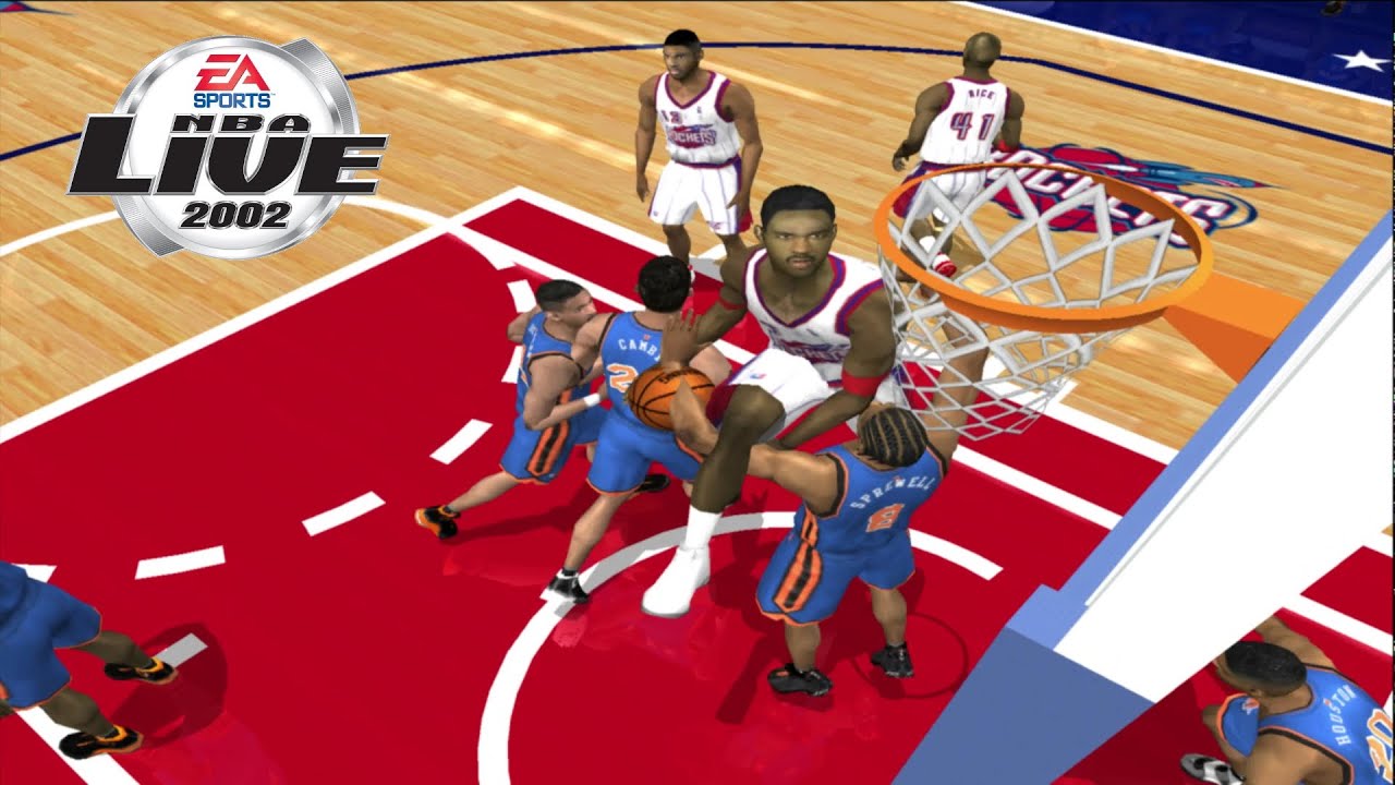 NBA Live 2002 Quick Clip - Steve Francis under the leg dunk - YouTube